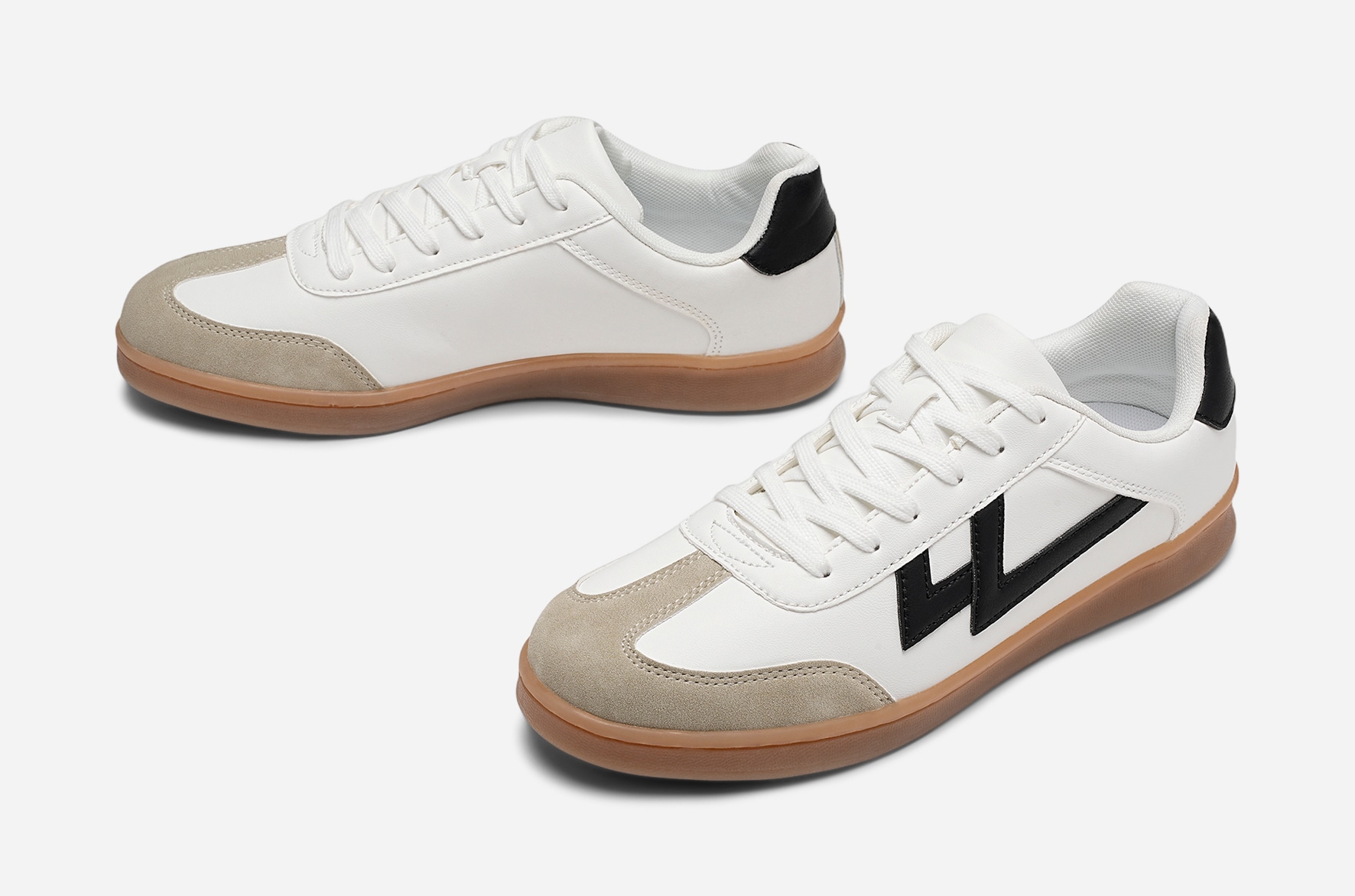 Sam | Herr | Sneakers | Vita | Lejon - Skopunkten